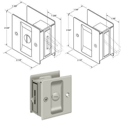 Pocket Door Hardware Locks Wheels and Guides