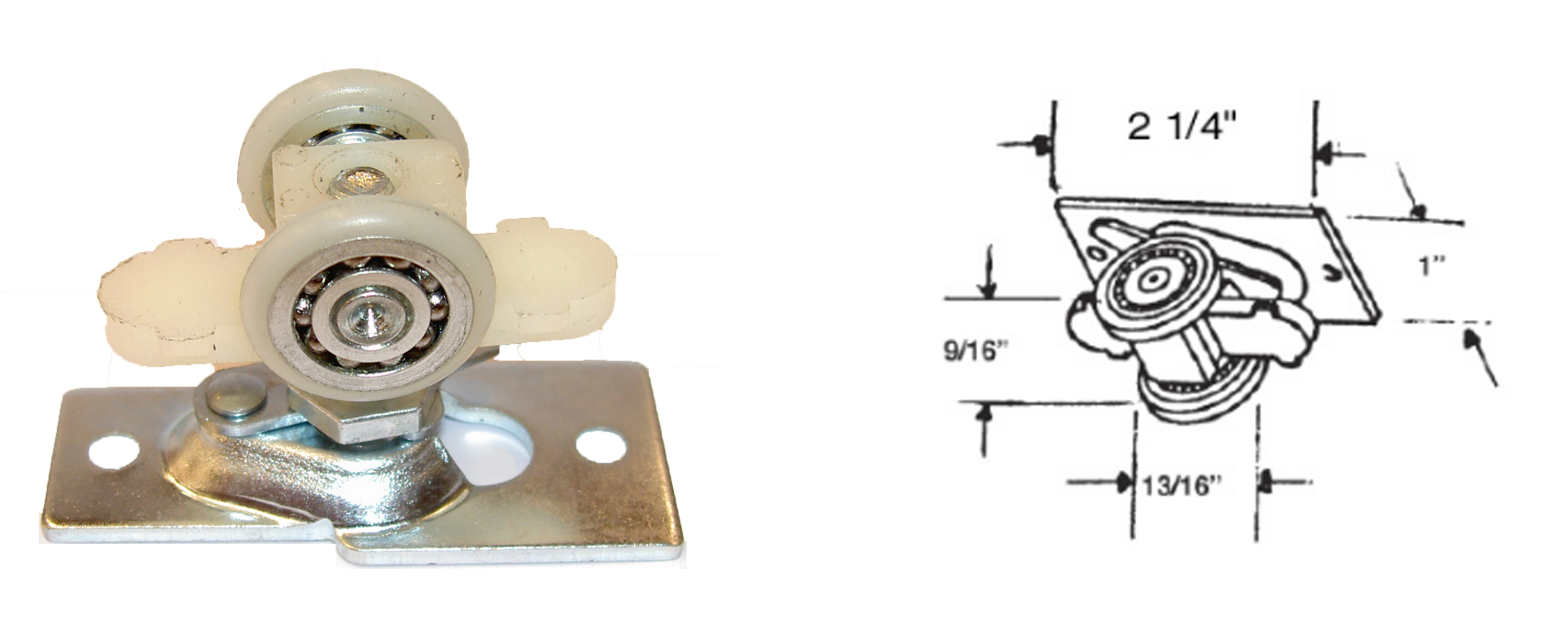 Pocket Door Rollers INCLUDING NATIONAL