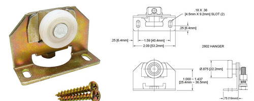 Pocket Door Rollers INCLUDING NATIONAL