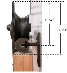 Barn Door Hardware Kits from agave ironworks